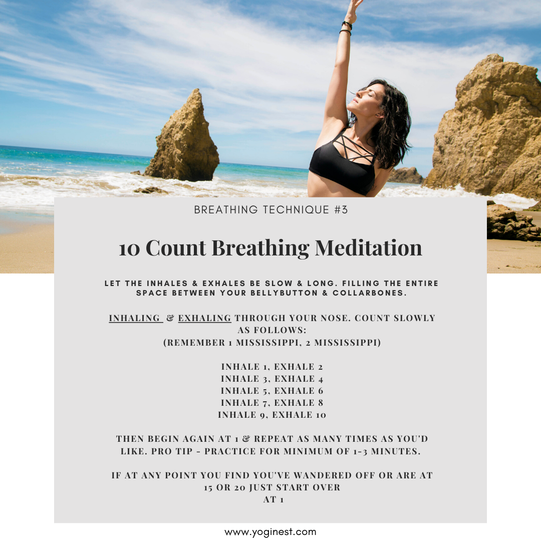10 Count Breathing Exercise – YogiNest